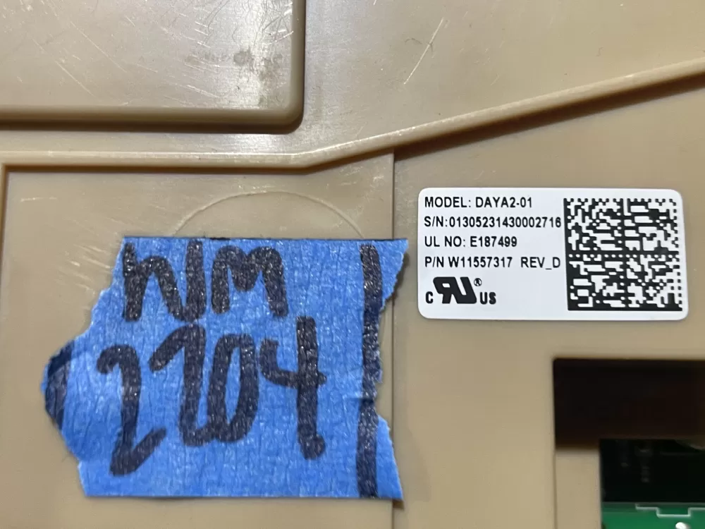 Whirlpool W11613566 W11557317 Dishwasher Control Board AZ119462 | Wm2204