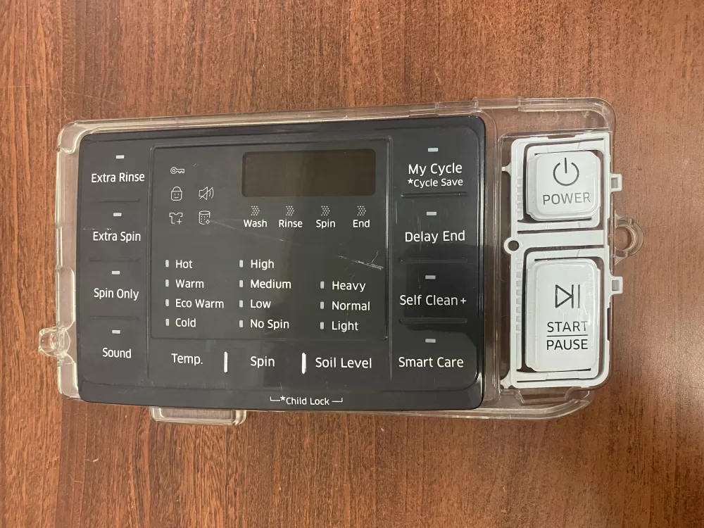 Samsung DC92-01607J DC94-06643A Dryer UI Control Board