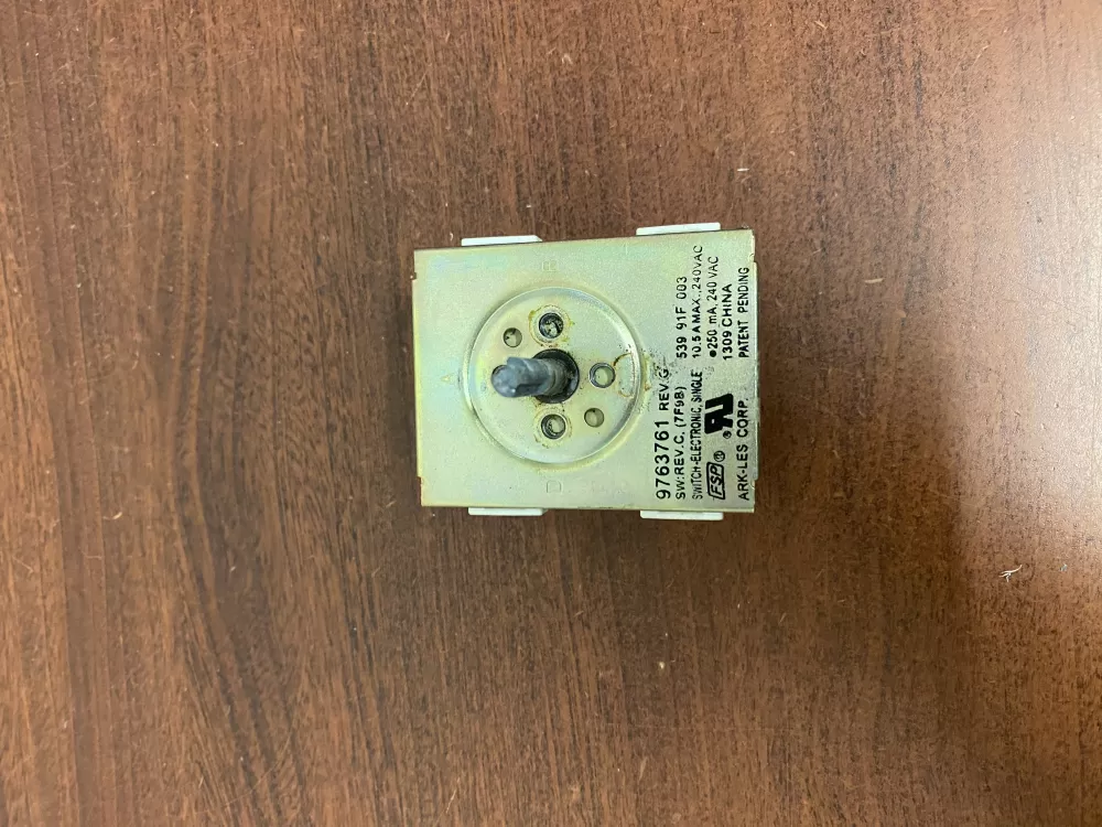 KitchenAid GE WP9763761 Range Burner Control Switch AZ60559 | BK2041