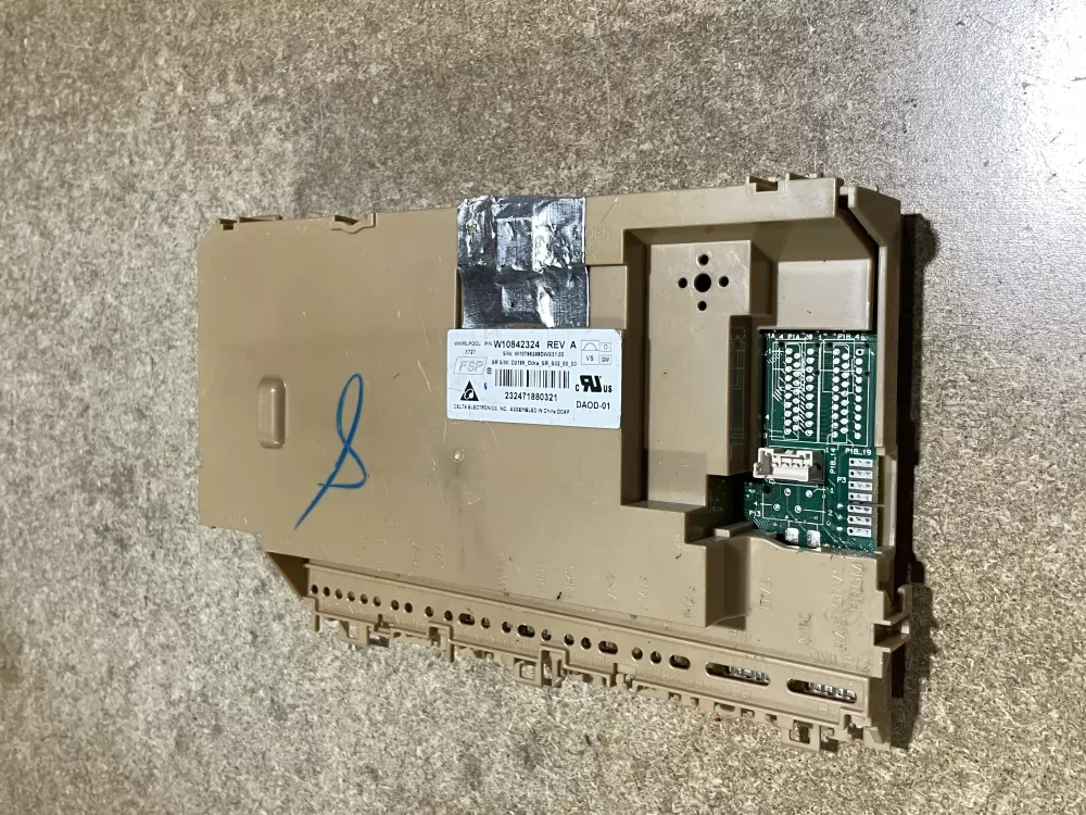 KitchenAid W10707999 W10796287 Dishwasher Control Board