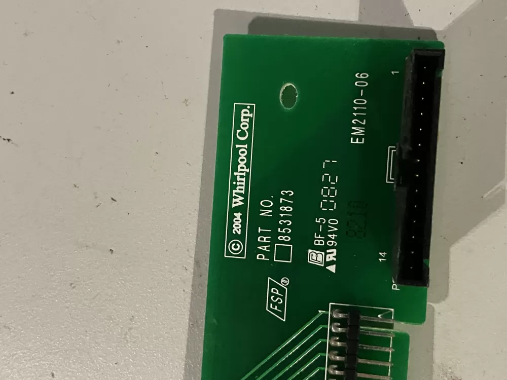 KitchenAid 8531873 Dishwasher Control Board Interconnect AZ34632 | Wm17