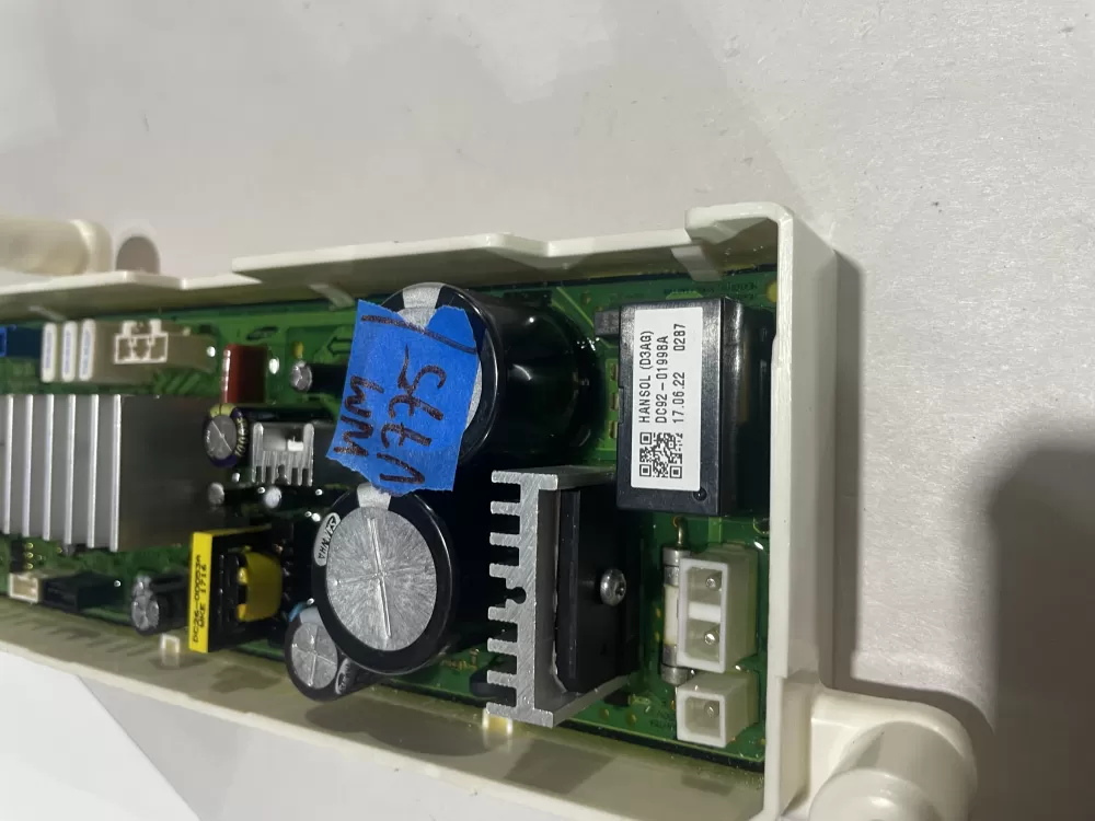 Samsung DC92 01998A Washer Control Board AZ160175 | Wmv775 | A-Z ...