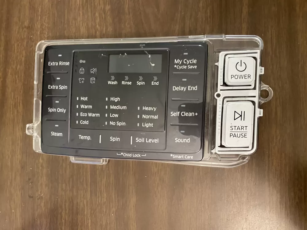 Samsung DC92-01607J DC94-06643A Dryer UI Control Board