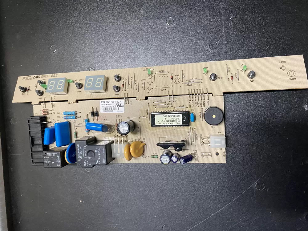 KitchenAid 2321728 Refrigerator Control Board Interface AZ12688 | BK850