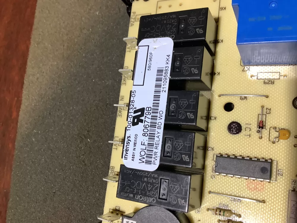 Genuine WOLF Built-In Oven Relay Board # 806779B 805073B AZ127585 ...