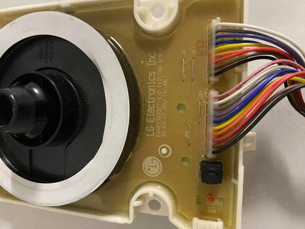 LG EAX67322507 1 Washer Control Board Dial AZ197661 | BK2738
