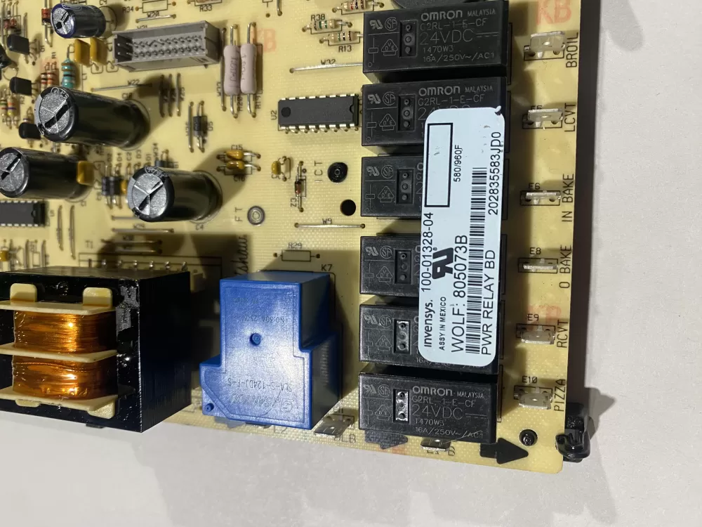 Genuine Wolf Built-in Oven Relay Board # 805073B AZ112243 | BK749