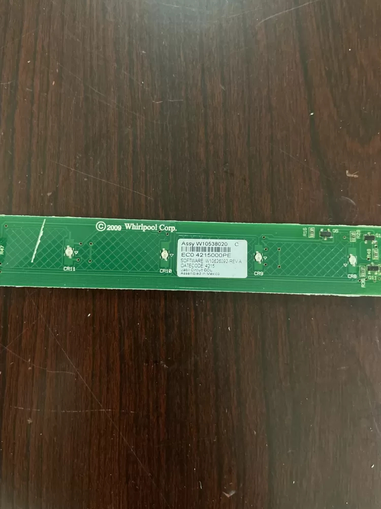 KitchenAid Whirlpool W10538020 Dishwasher Control Board AZ66513 | KMV565