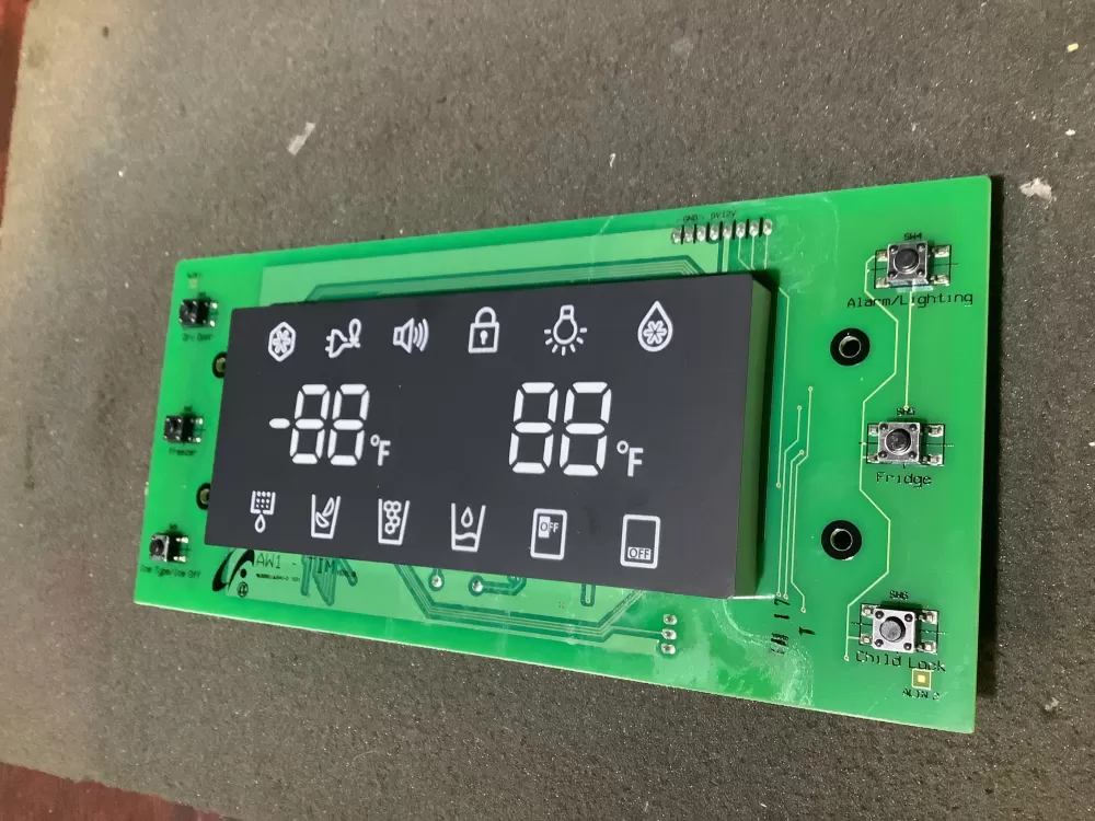 Samsung DA41-00644A Refrigerator Control Display Board AZ121177 | NR2226