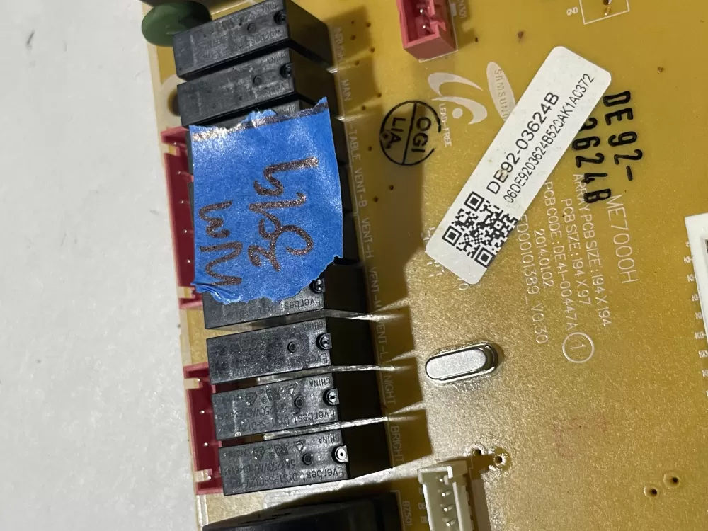 Samsung DE92-03624B DE41-00447A Microwave Main Control Board AZ164024 ...