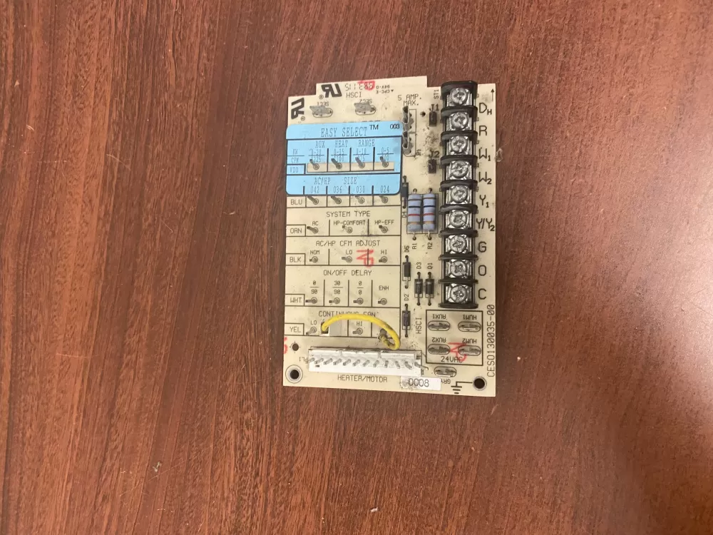 Carrier Bryant CESO130035 00 Control Board