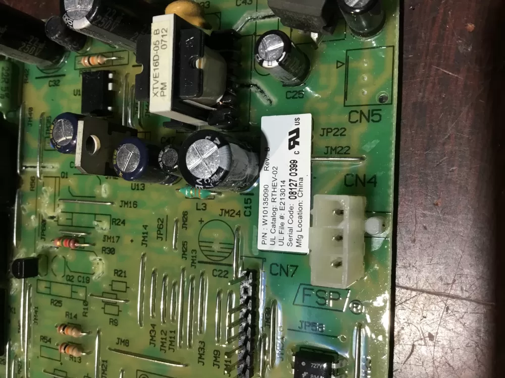 Whirlpool WPW10135090 Refrigerator Main Control Board AZ69498 | NR1128