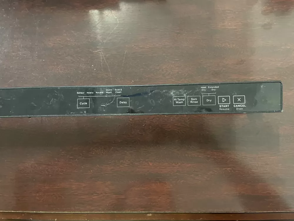 Whirlpool W11460908 Dishwasher Control Board User Interface