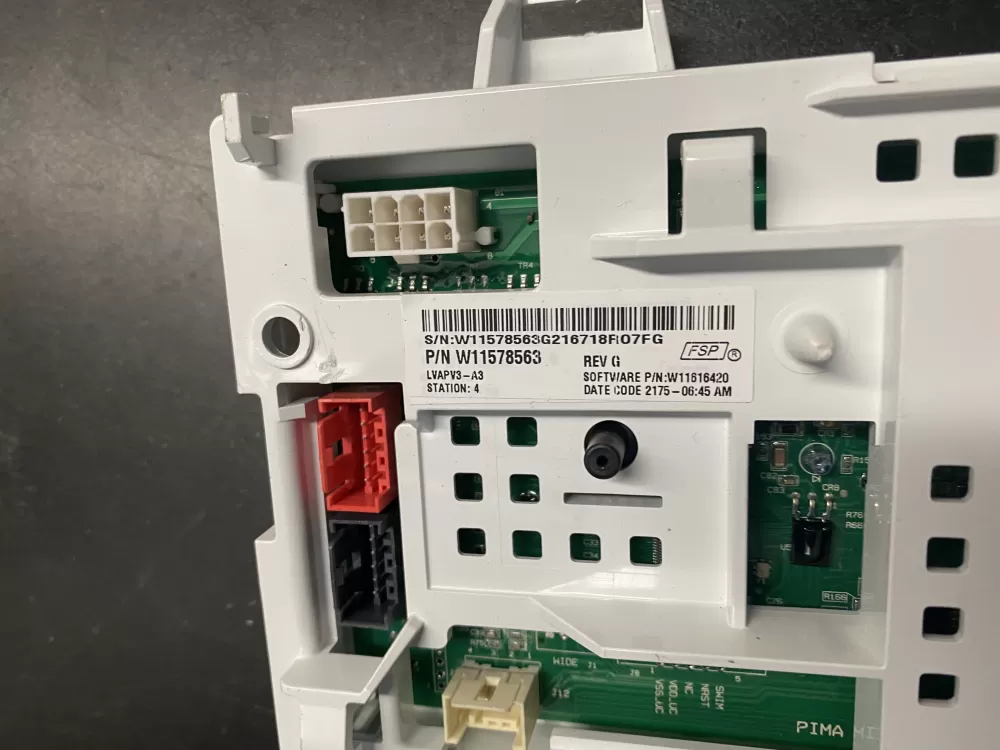 Whirlpool Amana W11578563 W11607637 Washer Control Board Main AZ9529 ...