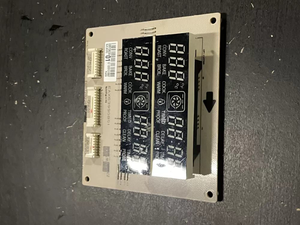 LG EBR72822801 Range Display Control Board AZ27839 | WM116