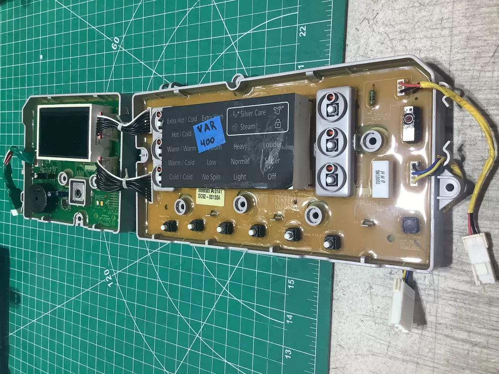 Samsung DC92-00130A DC92-00125A Washer UI Control Board AZ168922 | VAR400
