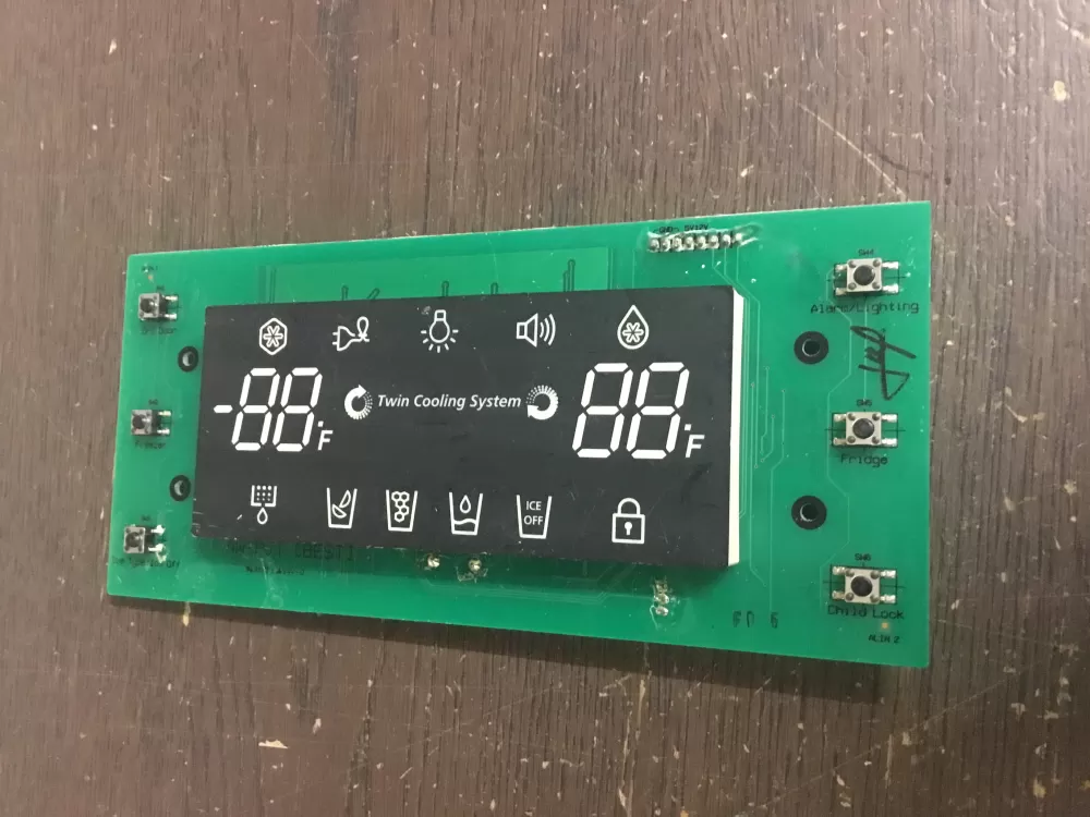 Samsung DA41-00463E Refrigerator Dispenser Display Control AZ17296 | NR30