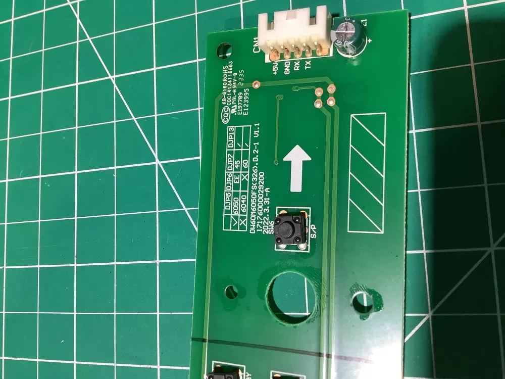 Samsung Display Board Panel PBA Dishwasher DW60M6050FW AZ129451 | NR2322