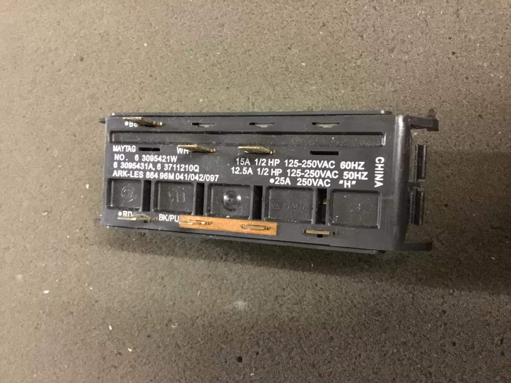 Maytag 63095421W Dryer Temperature Selector Switch AZ102878 | NR357